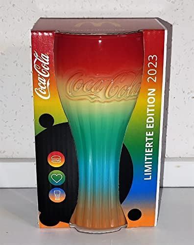 Coca Cola Glas Relief Gläser Longdrinkgläser 6 Stück Kontur Trink Glas