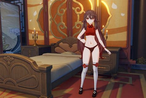 Genshin Impact Hu Tao Se Viste De Conejita Para Un Sensual Mod
