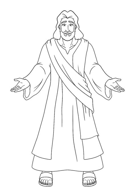 Desenhos De Jesus Para Colorir E Pintar Tudo Para Colorir