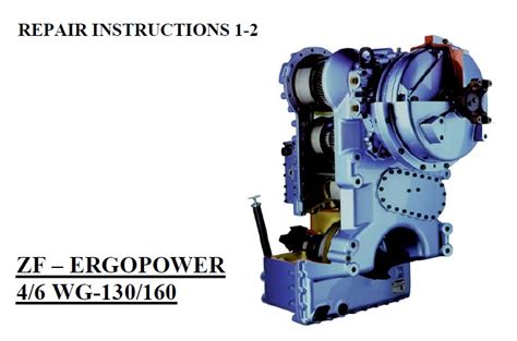 Zf Wg Wg Wg Transmission Repair Manual