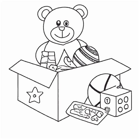 Desenhos De Caixas De Brinquedos Para Colorir Imprima E Crie Seu 115200
