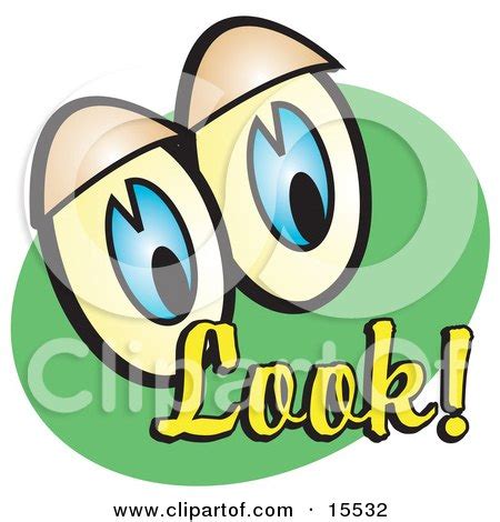 Cartoon Of A Guy Reading An Eye Chart Royalty Free Clip Art Image