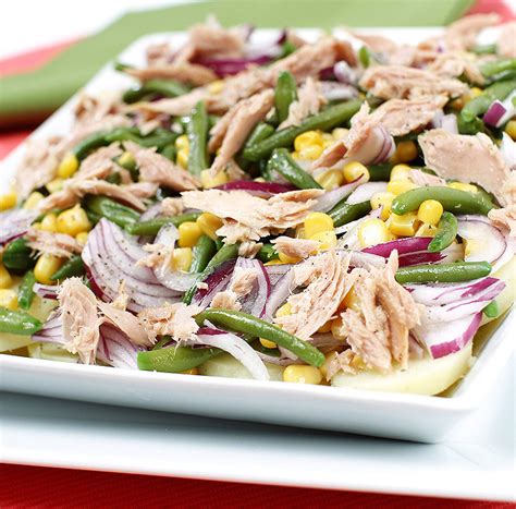 Salade De Pommes De Terre Au Thon Haricots Et Petits Pois Recipe Cart