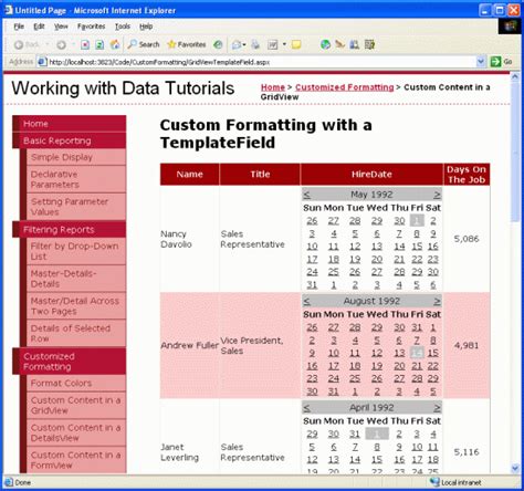 using templatefields in the gridview control vb microsoft learn