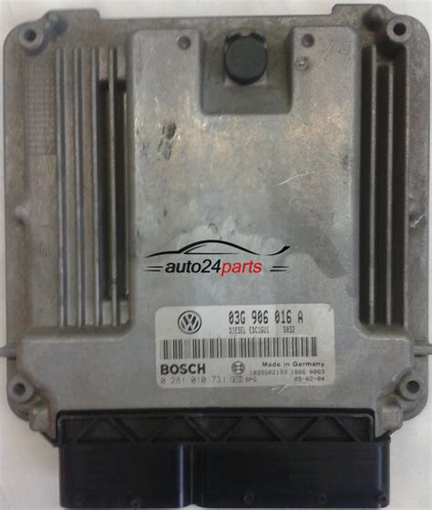 Auto Teile MOTORSTEUERGERÄT ECU STEUERGERÄT VW VOLKSWAGEN TOURAN 1 9