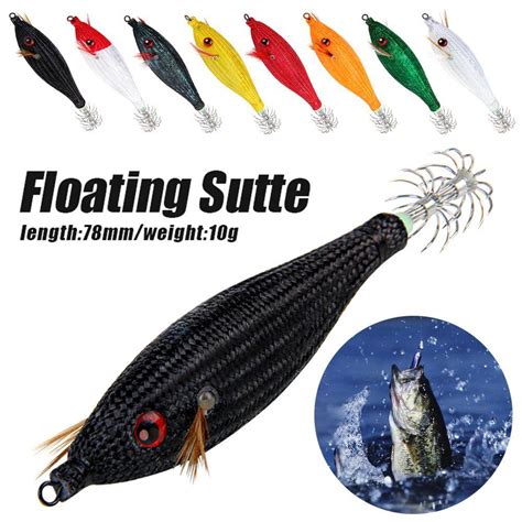 Simulation Lifelike Jigs Luminous Wood Shrimp Lures Fishing Tackle