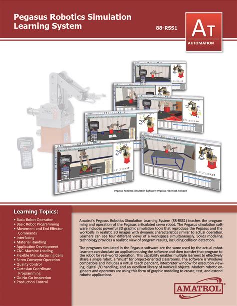 Pegasus Robotics Simulation Training Tech Labs