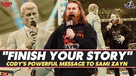 WWE Raw Review 2 13 23 Cody Rhodes Delivers POWERFUL Message To Sami