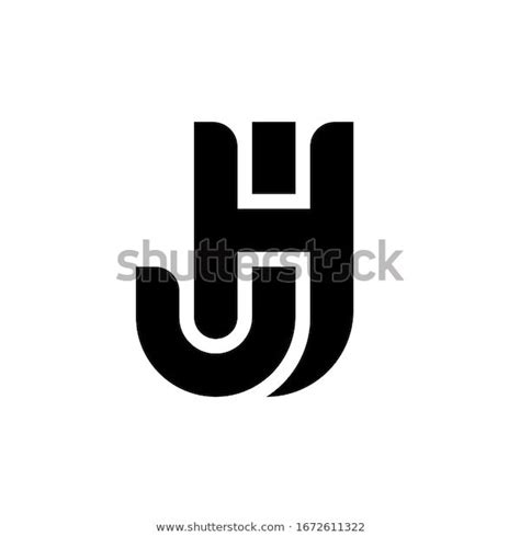 Letter Jh Hj Logo Template Stock Vector Royalty Free 1672611322