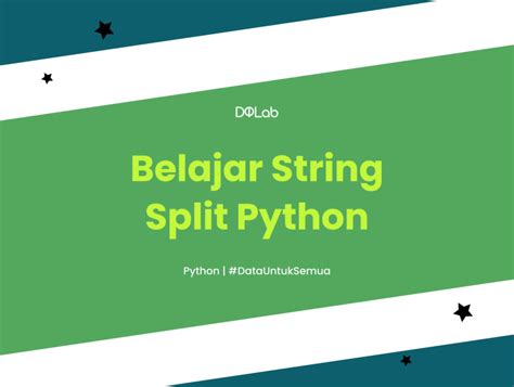 Operasi String Split Python Dengan Python RegEx