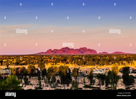 The Olgas Kata Tjuta At Sunrise Uluru Kata Tjuta National Park