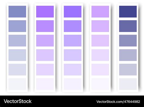Purple Color Palette Pastel Tone Texture Vector Image