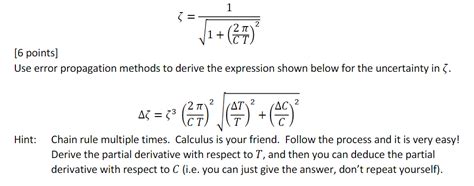 solved 2 2 c1 1 [6 points] use error propagation methods