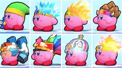 Kirby S Return To Dreamland Deluxe All Copy Abilities Youtube