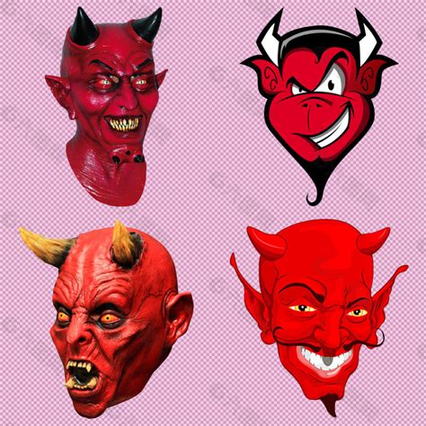 手绘红色魔鬼免抠png透明图层素材设计元素素材免费下载 图片编号 8809993 六图网