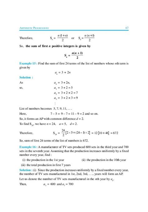 ncert book class 10 maths chapter 5 arithmetic progressions pdf