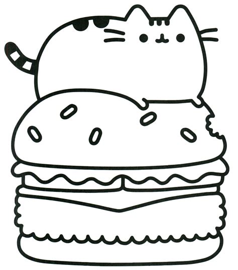 Pusheen Coloring Pages At GetColorings Free Printable Colorings