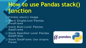 How To Use Pandas Stack Function Spark By Examples