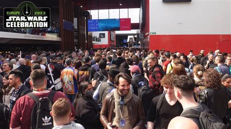 My FIRST Europe Star Wars CELEBRATION Day 1 VLOG London 2023 YouTube