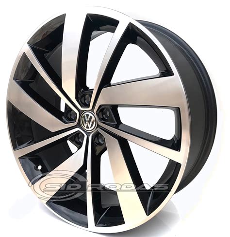 Kit 4 Rodas Aro 17x7 Vw Jetta 5x100 BD Krmai S19