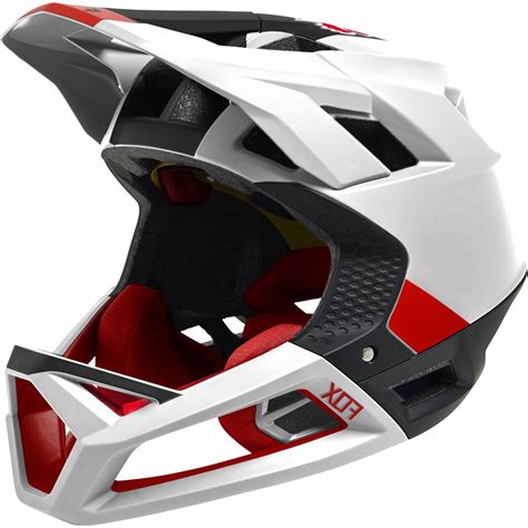 Fox Casco MTB Enduro Proframe Blocked Nero Bianco Maciag Offroad