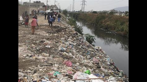 Canal de la Compañía contaminado en Chimalhuacán México YouTube