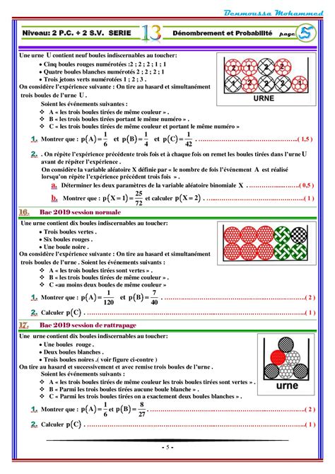 Dénombrement et probabilités Résumé de cours 1 AlloSchool