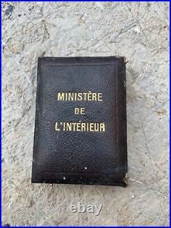 332r MEDAILLE MINISTERE DE LINTERIEUR EPIDEMIE Médailles décorations