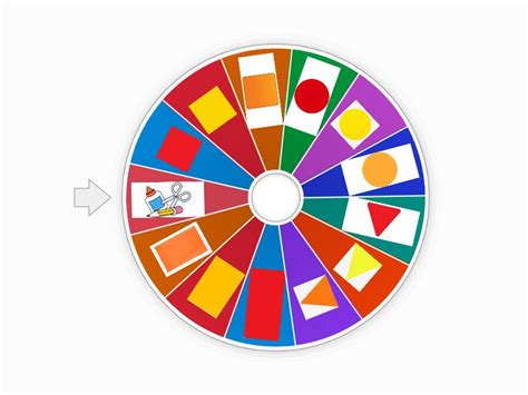 RUOTA DELLE FORME E DEI COLORI Random Wheel