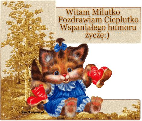 Kartki You Ekartka Witam Milutko Darmowe Ekartki I Yczenia