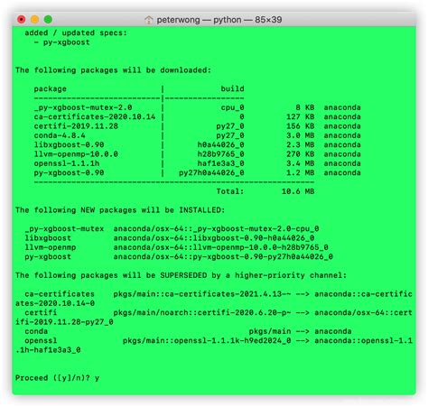 python环境下xgboost的安装与使用