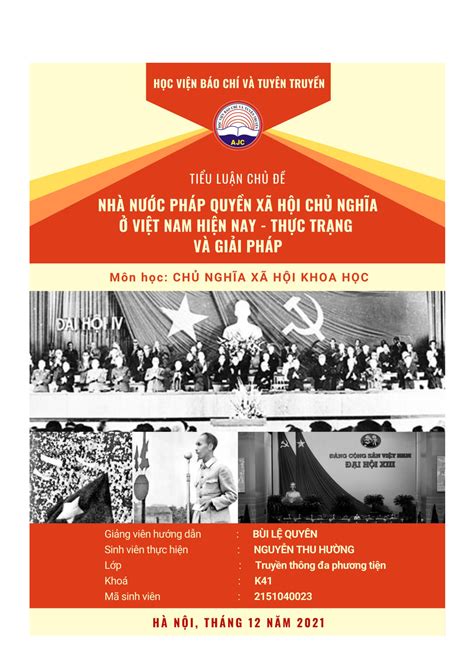 Nhà nước pháp quyền xã hội chủ nghĩa ở Việt Nam hiện nay thực trạng và