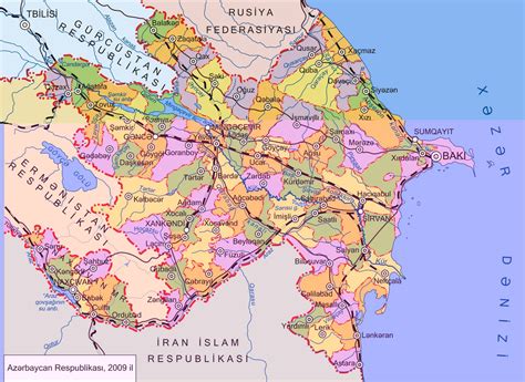 Azerbaijão Mapas Geográficos do Azerbaijão Enciclopédia Global