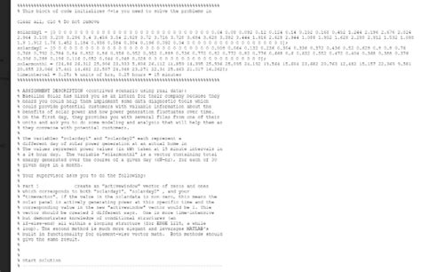 please solve this using matlab code to solve part 1 this is the timevector to use homeworklib