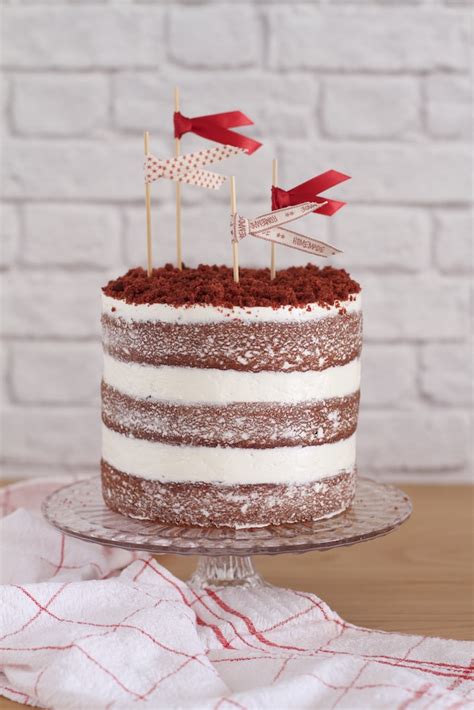 TARTA NAKED RED VELVET El Rincón de Bea