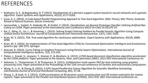 a parallel version of tree seed algorithm tsa within cuda platform ppt download