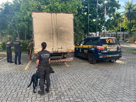 Ação conjunta entre a PRF e Polícia Civil apreendem 57 kg de droga