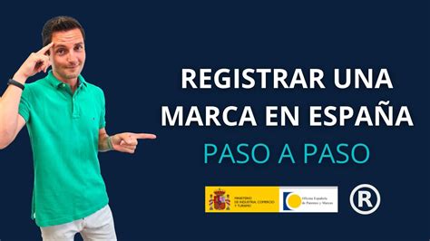 Cómo Registrar una Marca en España paso a paso 2021 YouTube