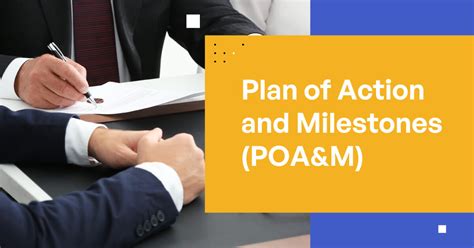 Plan Of Action And Milestones POA M For CMMC Certification Process