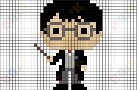 100 idées de coloriages de dessins pixel art