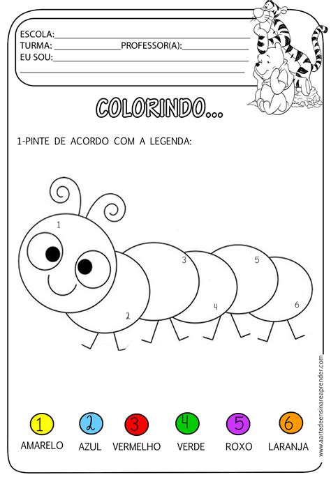Atividades Prontas Colorindo A Arte De Ensinar E Aprender Ae