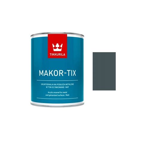 Tikkurila Makor Tix Farba Do Dachu Ocynk 3L Grafit