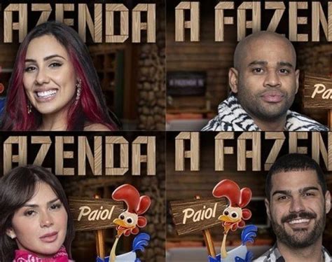 Fim do Paiol Saiba quem são os quatro novos peões de A Fazenda 15