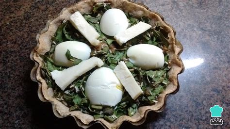 Tarta de acelga sin tapa Receta FÁCIL