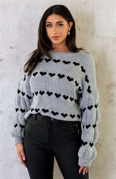 Hartjes Trui Grijs Fashionmusthaves Nl