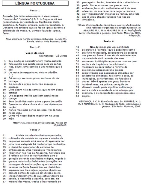 base nos textos 1 2 3 e 4 é correto afirmar que o