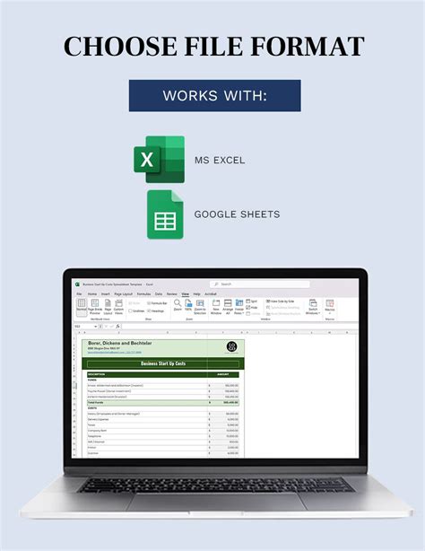 Business Start Up Costs Spreadsheet Template Google Docs Google