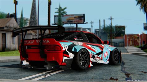 Скачать Nissan Silvia S15 Rocket Bunny BSI Drift Team для GTA San Andreas