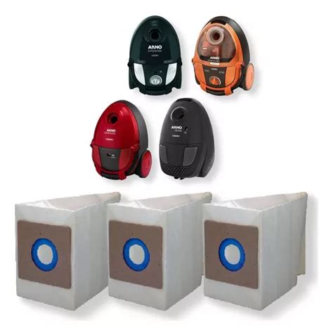6 Saco Aspirador De Pó Arno Compacteo Cyclonic Nitro Frete grátis