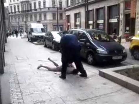 Screaming Naked Man Arrested Budapest Downtown YouTube